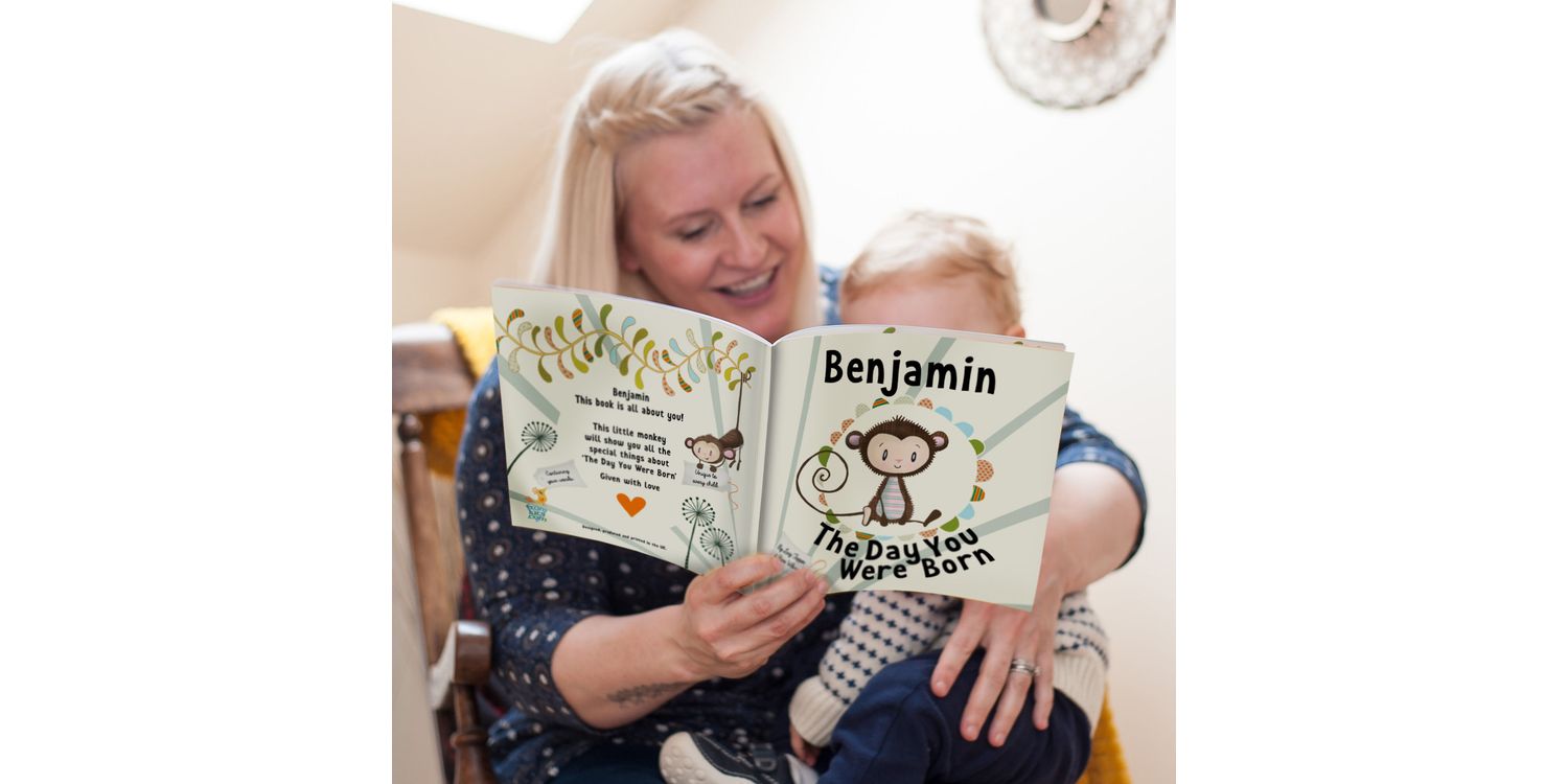  The Day You Were Born Personalised New Baby Book From 19 95