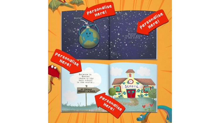 Personalised 'Super Teacher' Gift Book